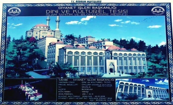 Diyanet'ten Bodrum'a 30 milyon liralık dini tesis