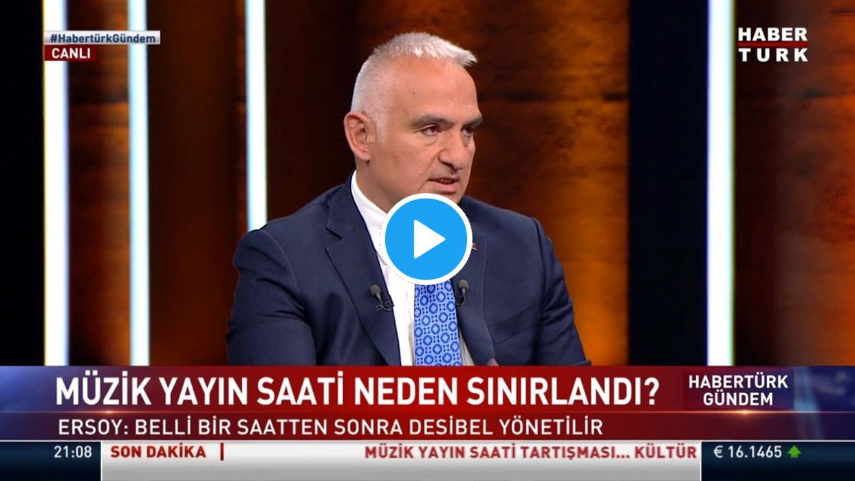 Bakan Ersoy: Müzik yasağının yaşam tarzına müdahale gibi algılatılması ...