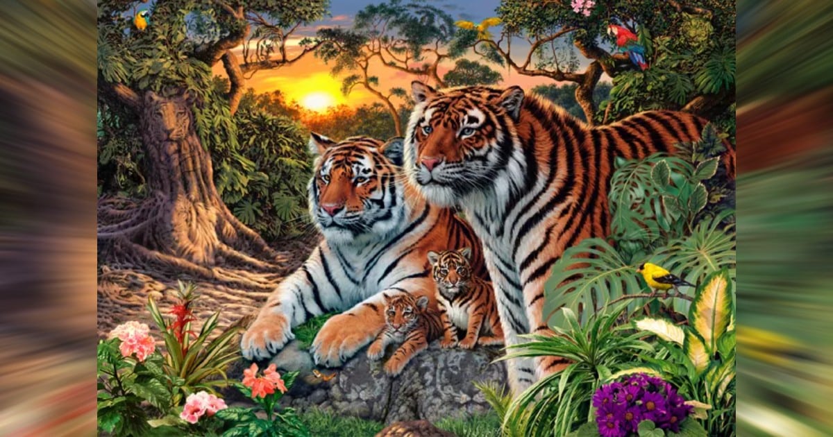 Resimdeki 16 kaplanı bulabilecek misiniz?