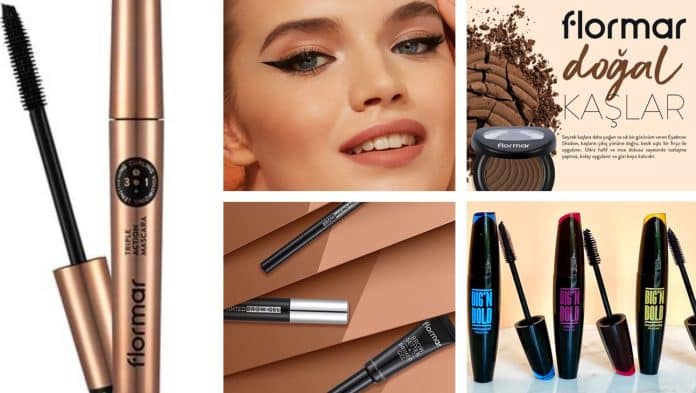 Maskara, Göz Farı ve Kaş Farı ile Genç ve Işıltılı Görünüm