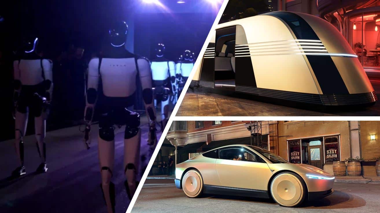 Elon Musk, sürücüsüz robotaksi Cybercab, robovan ve Optimus robotları ...